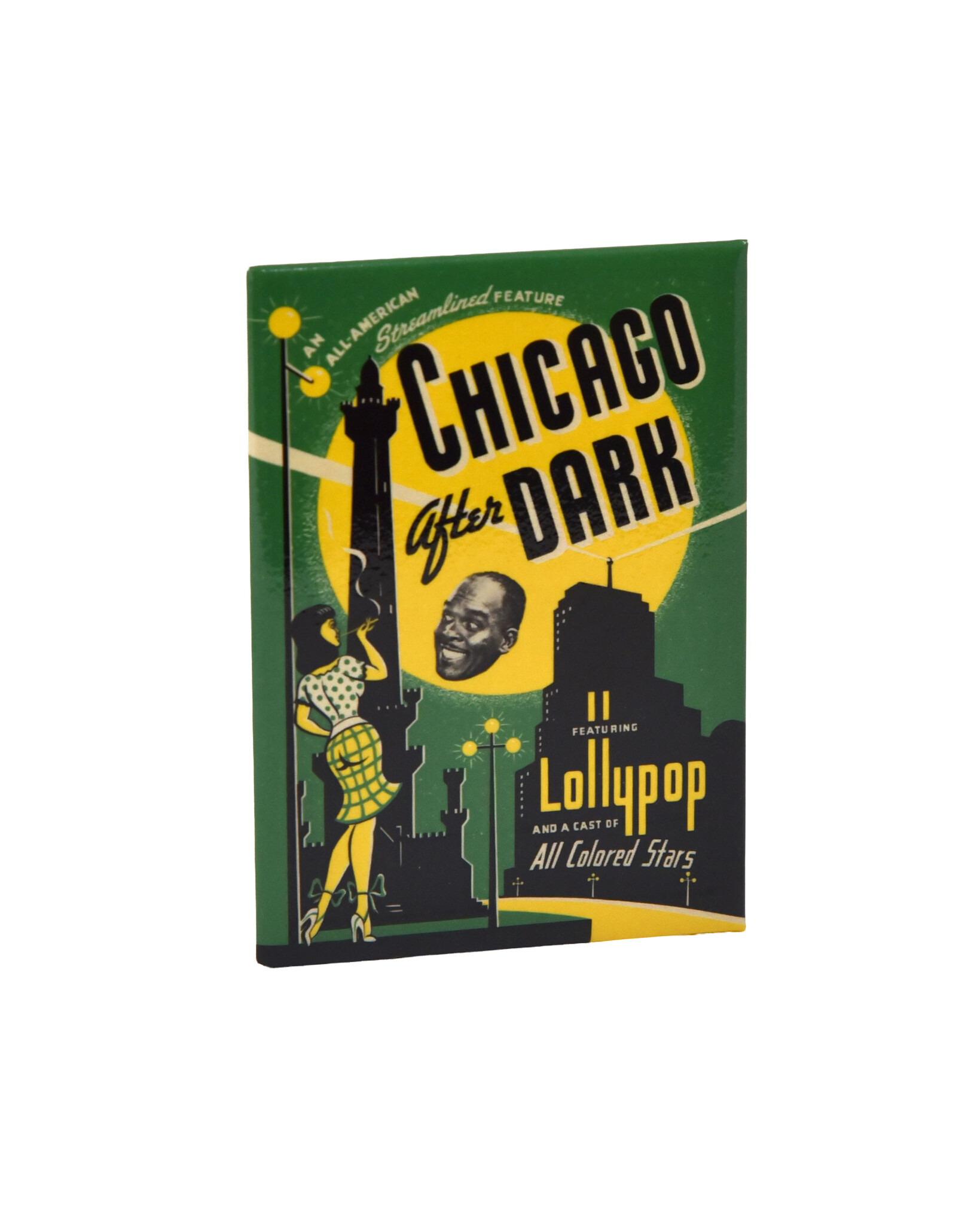 Chicago After Dark Magnet - Poster House Shop