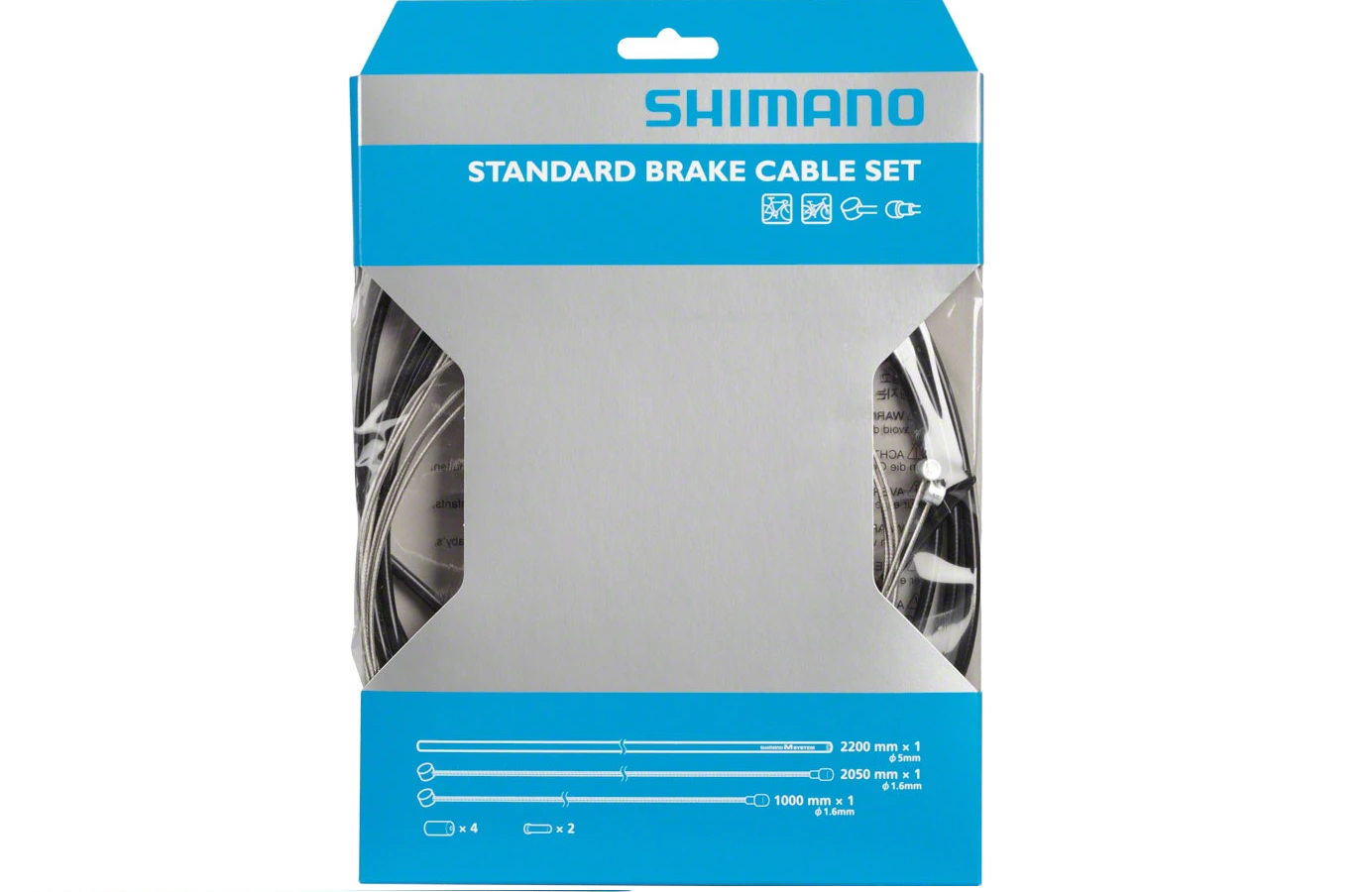 Shimano SHIMANO BRAKE CABLE SET BLACK - B&P Cycle and Sports