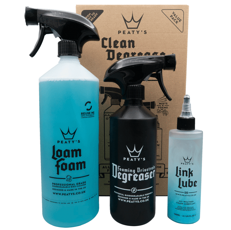 PEATY'S PEATYS CLEAN DEGREASE AND LUBE STARTER KIT - B&P Cycle and Sports