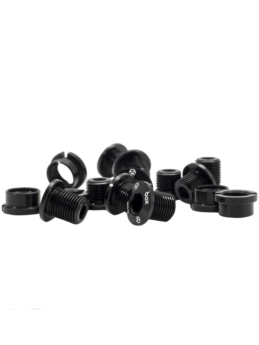 Box BOX ONE 7075 ALLOY CHAINRING BOLTS 15 PCS BLACK - B&P Cycle and Sports