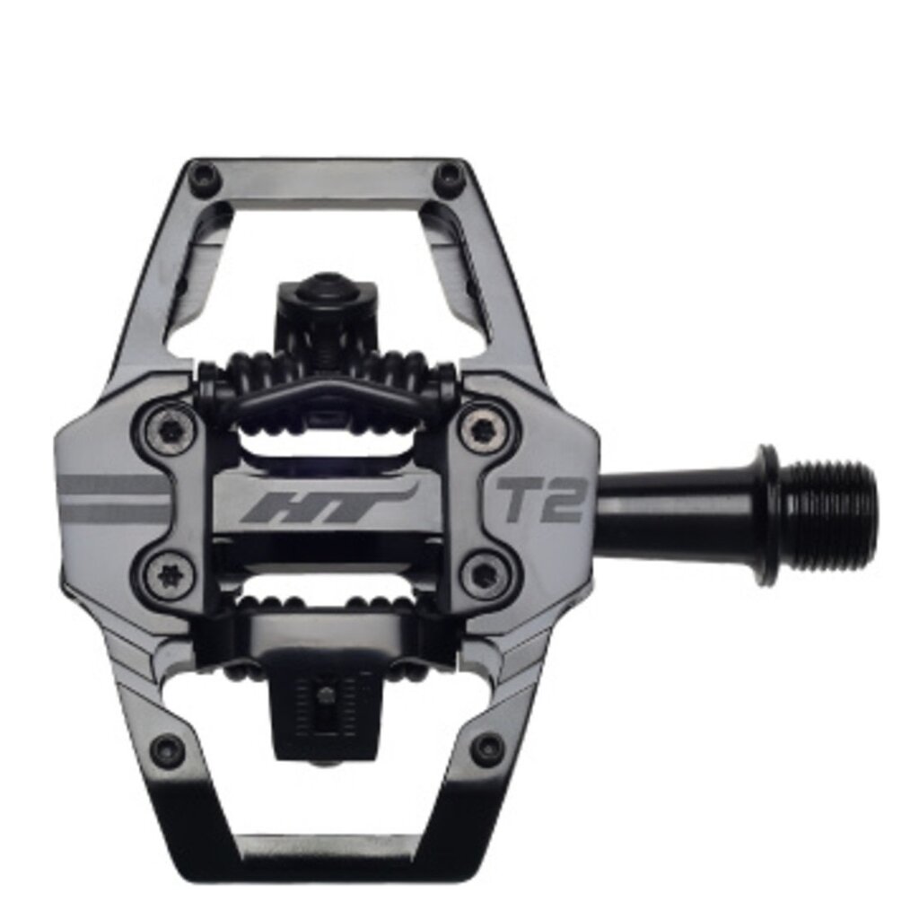 HT HT T2 CLIPLESS PEDAL STEALTH BLACK - B&P Cycle and Sports
