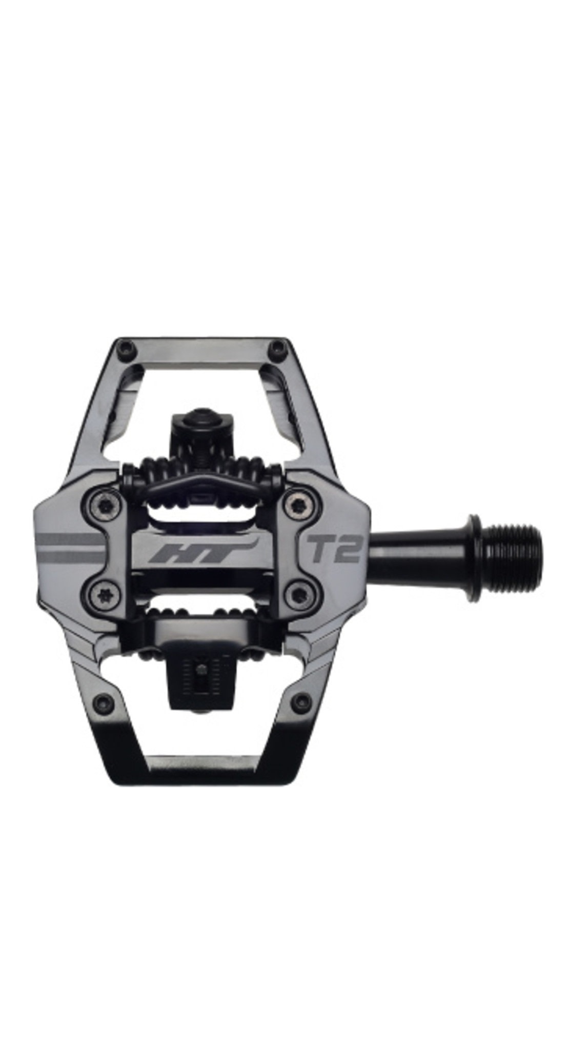 HT HT T2 CLIPLESS PEDAL STEALTH BLACK - B&P Cycle and Sports