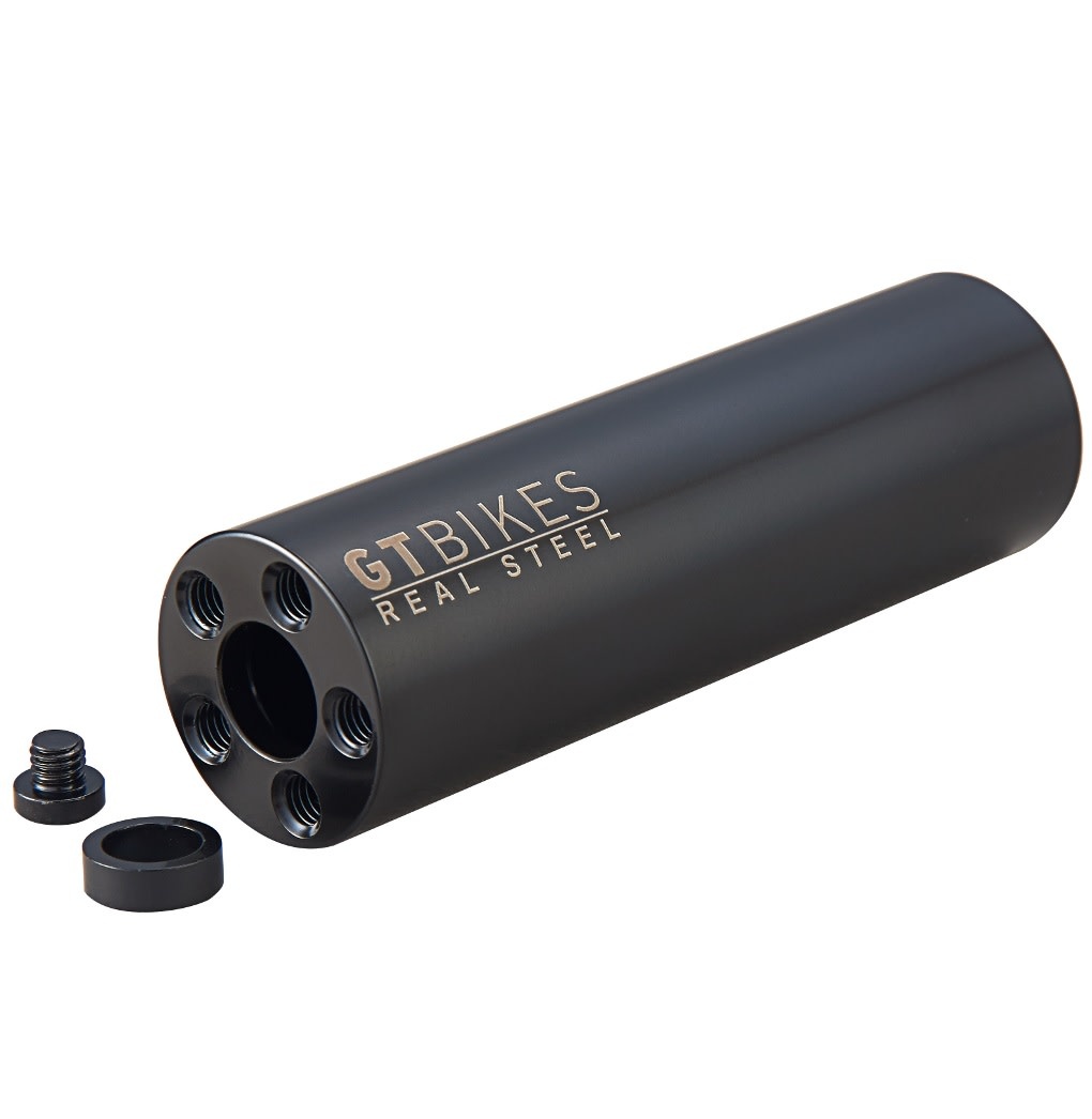 GT GT REAL STEEL PEG BLACK 100MM - B&P Cycle and Sports
