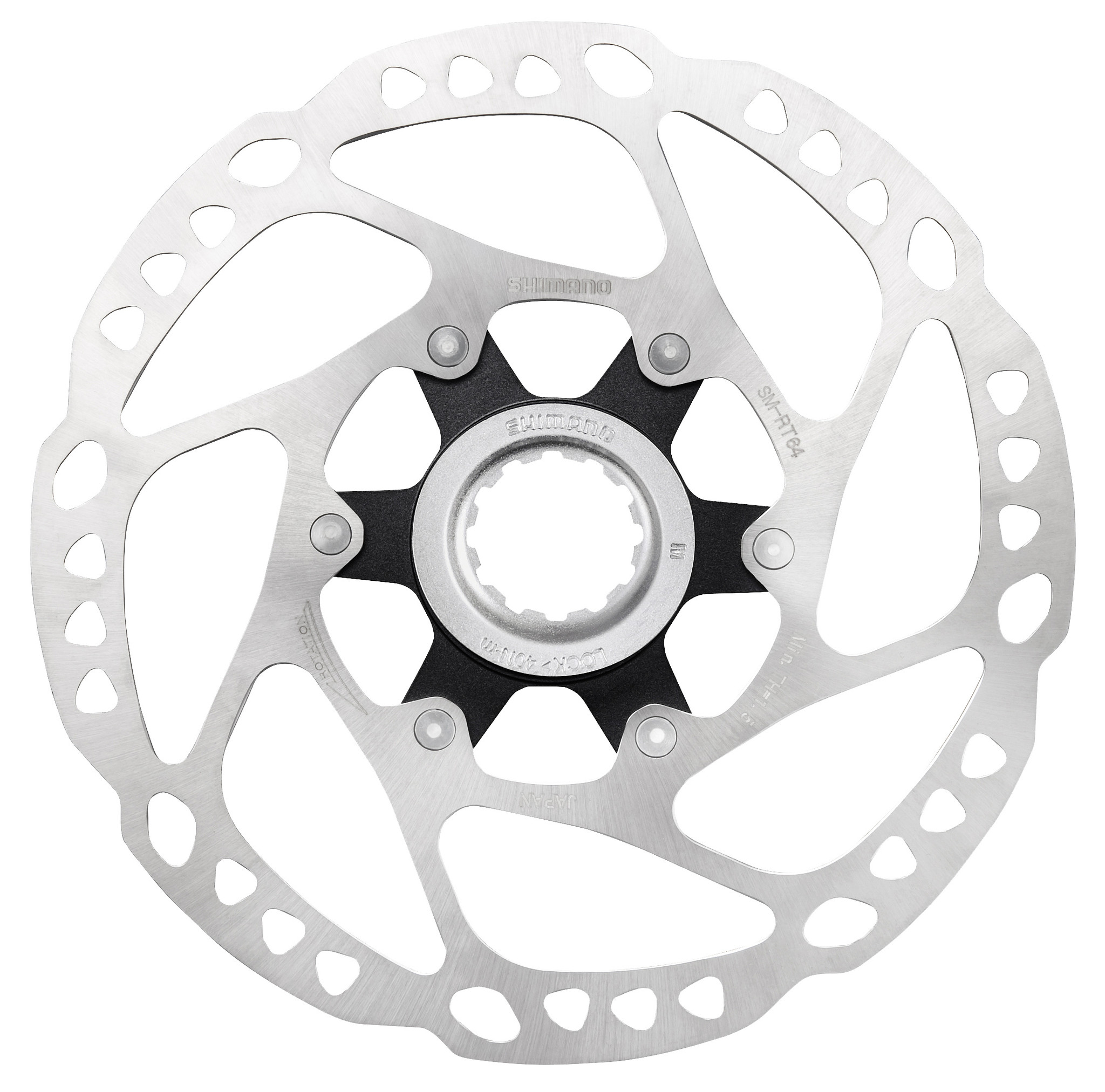 ROTOR SM-RT64 DEORE, S 160MM, W/LOCK RING(EXTERNAL SERRATION) - Bike Bros.