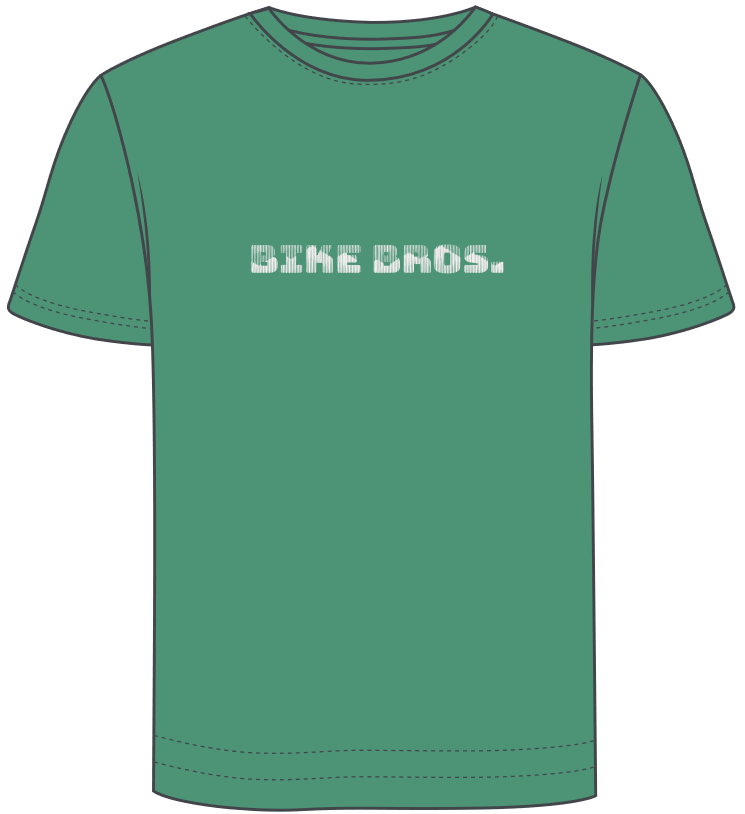 Linear - Bike Bros T-Shirt - Bike Bros.