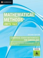 Cambridge Mathematical Methods Units 1&2 for Qld 2E (Yr 11) - BGGS P&F ...