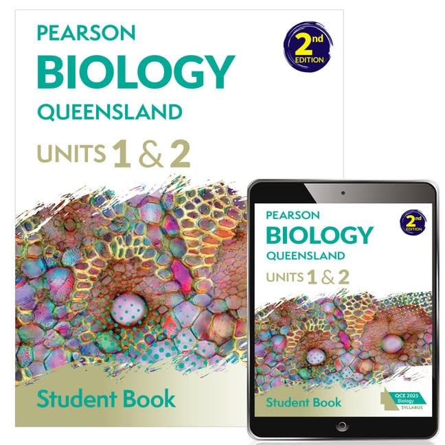 Pearson Biology Qld Student Book 1&2 2E (Yr 11) - BGGS P&F Uniform Shop