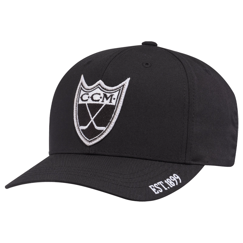 CCM Monochrome Structured Adjustable Cap - Black | Jerry's Hockey - Jerry's Hockey