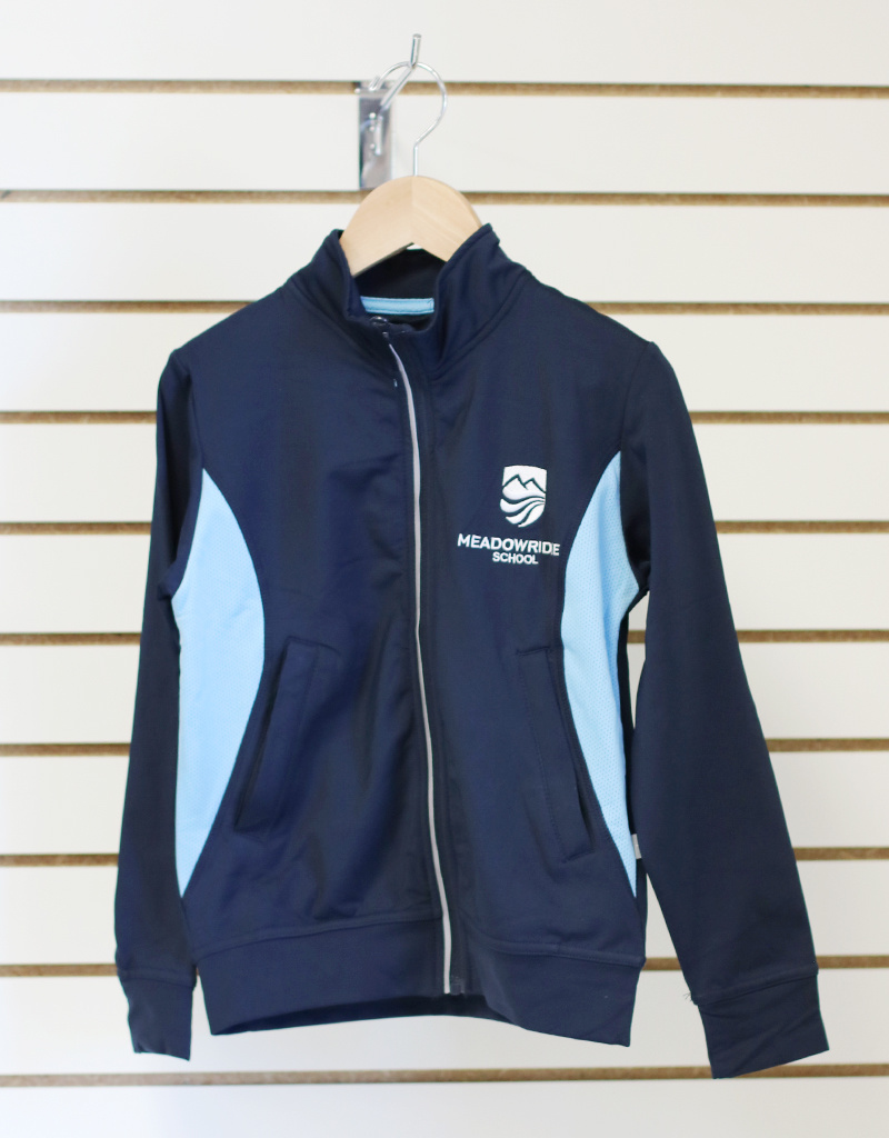Youth Full Zip Track Top - Meadowridge School Store