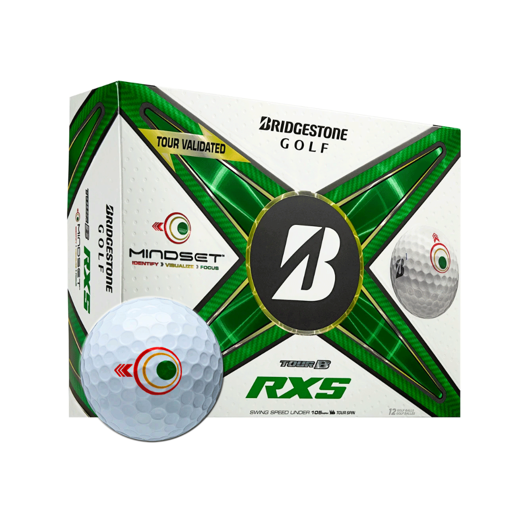 Bridgestone Tour B RXS Mindset Dozen White - Evergreen Golf Centre