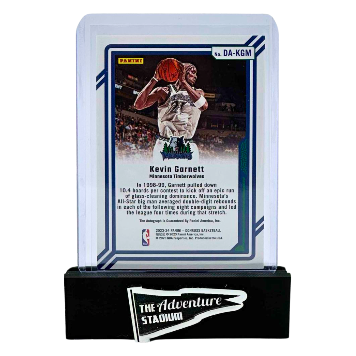 The Adventure Begins | 2023-24 Panini Donruss Kevin Garnett The Adventure Begins | 2023-24 Panini Donruss Kevin Garnett