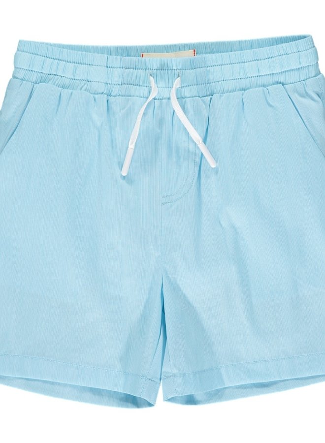 SURF swim shorts - Aqua Micro Stripe - Jack & Gray Kids