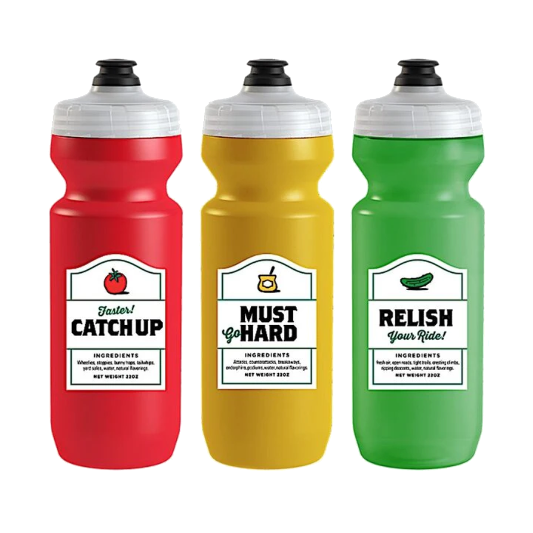 Spurcycle Bike Bottles | Ketchup, Mustard & Relish | Fix Toronto - Fix ...