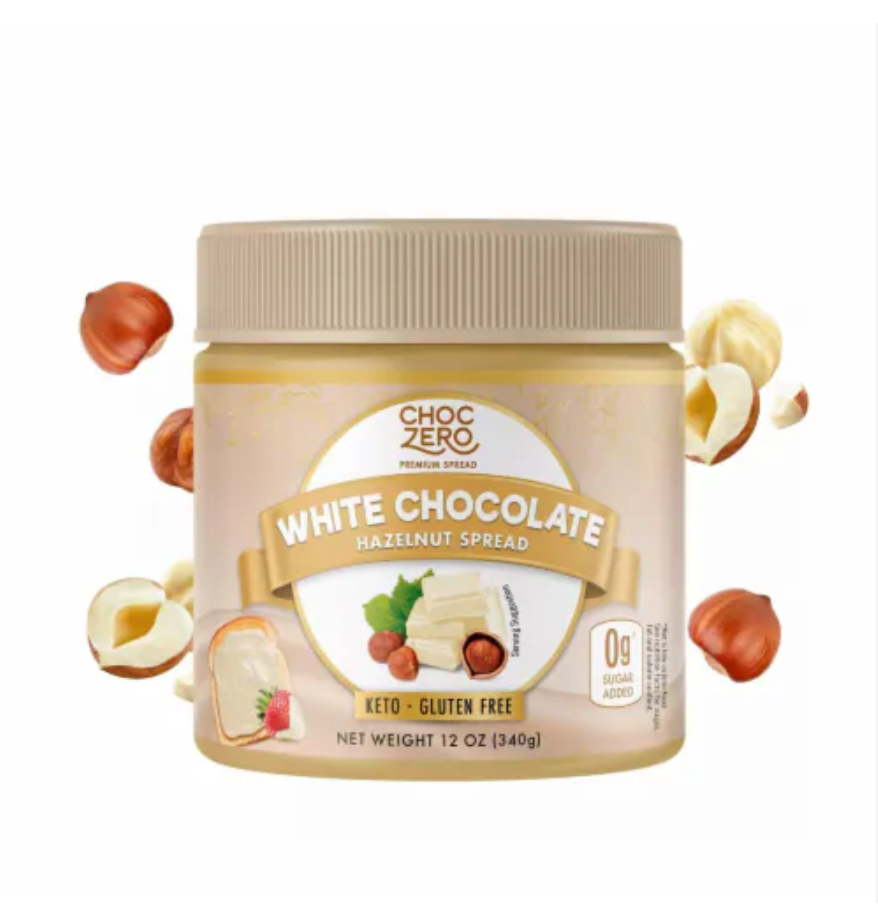Choc Zero ChocZero Spread WHITE Chocolate Hazelnut - Sugar Free & More