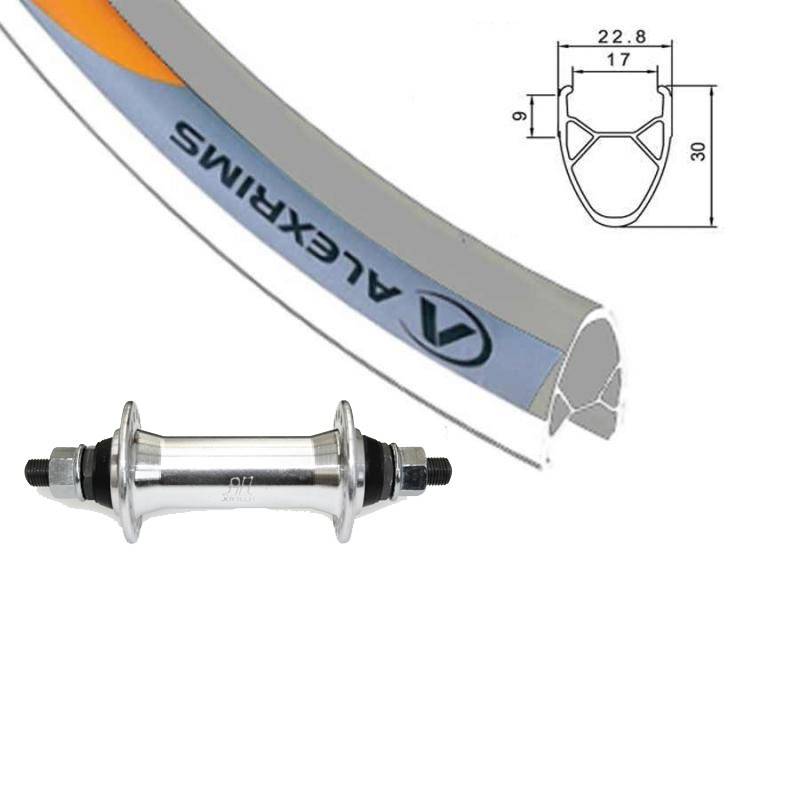 ALEXRIMS 700 G6000 Hybrid Front Wheel Silver - Vélo urbain Inc