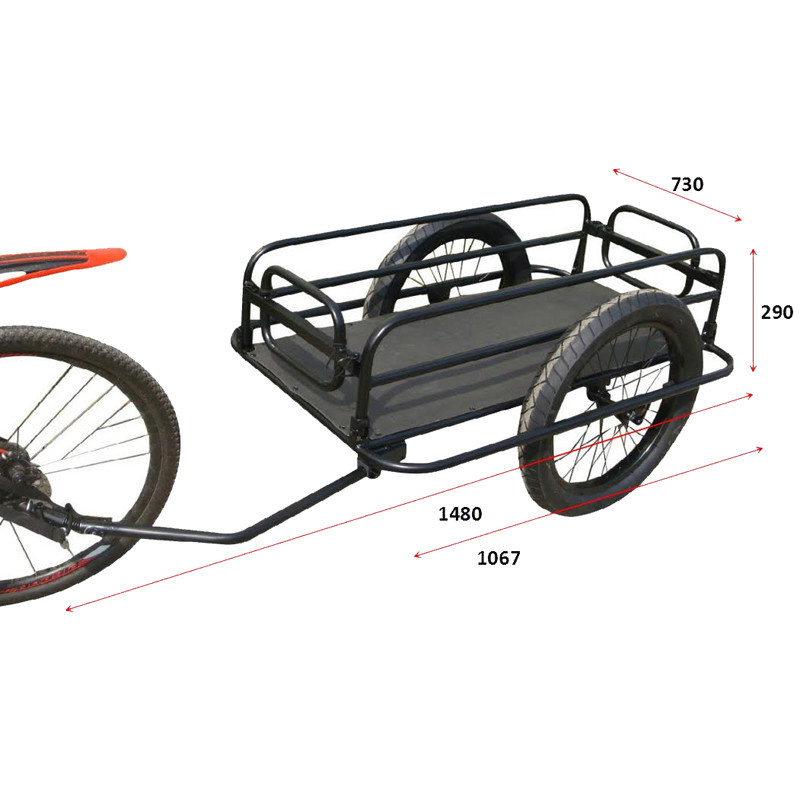 Damco Large Folding Utility Cargo Trailer - Vélo urbain Inc