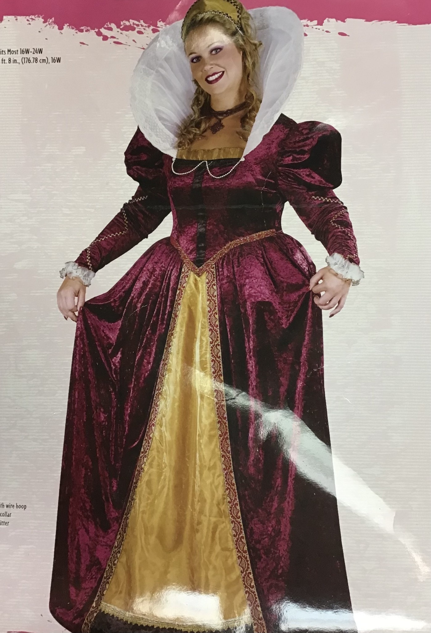 Elizabethan Queen Plus - Karries Kostumes & Dance Supplies