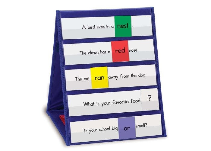 Double-Sided Tabletop Pocket Chart - Tools 4 Teaching