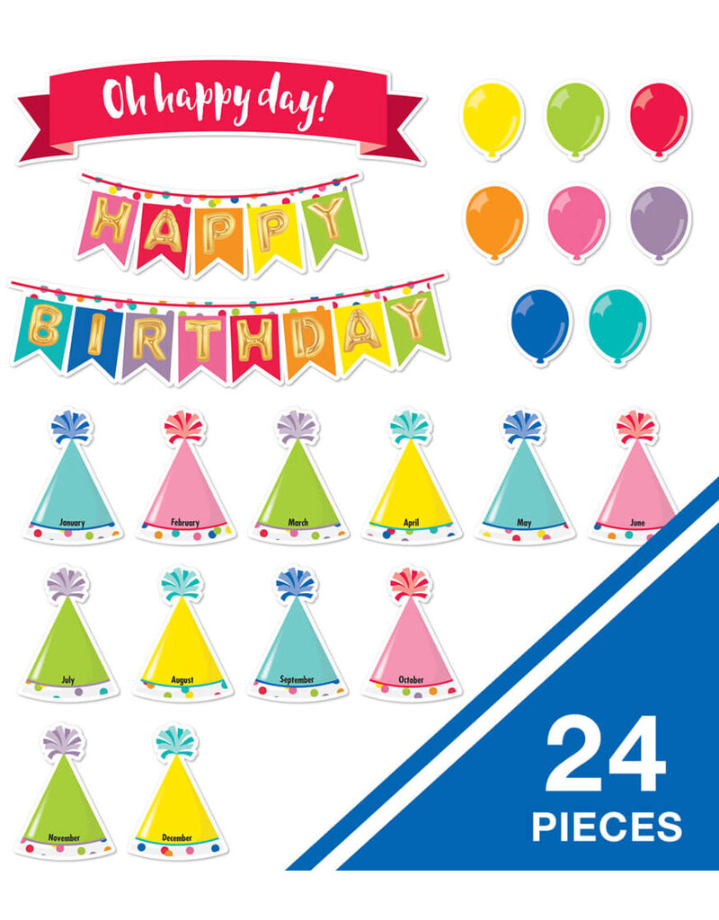 Just Teach Happy Birthday Mini Bulletin Board Set Tools 4 Teaching