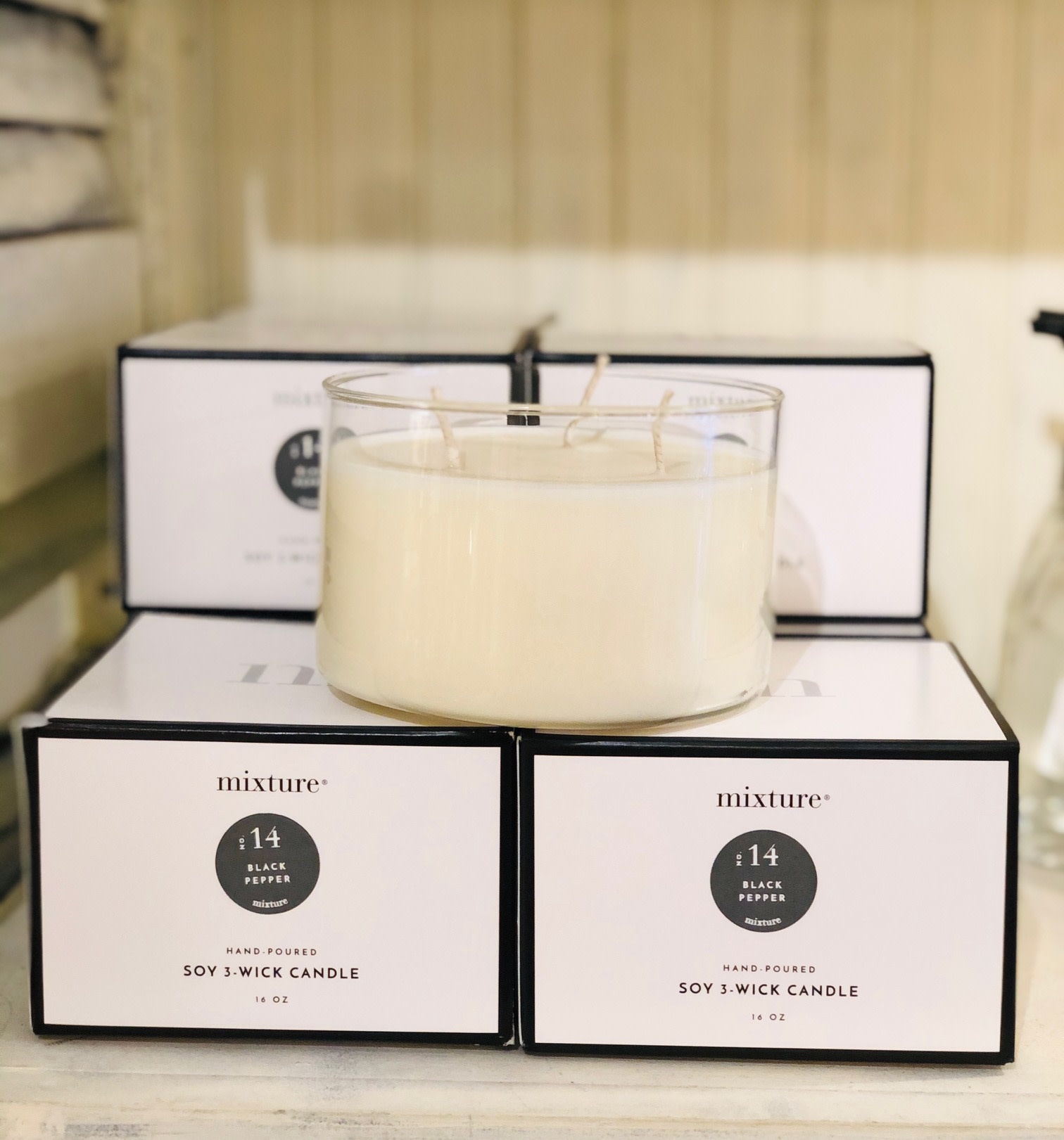 16oz Black Pepper 3 Wick Fill - Katherine Beck
