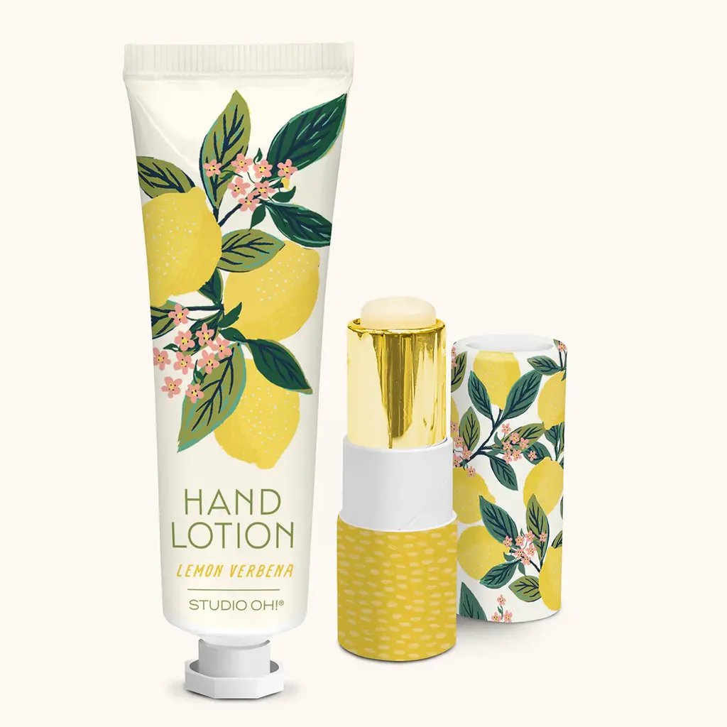 Lemon Tree Lip Balm & Hand Lotion Set - Katherine Beck