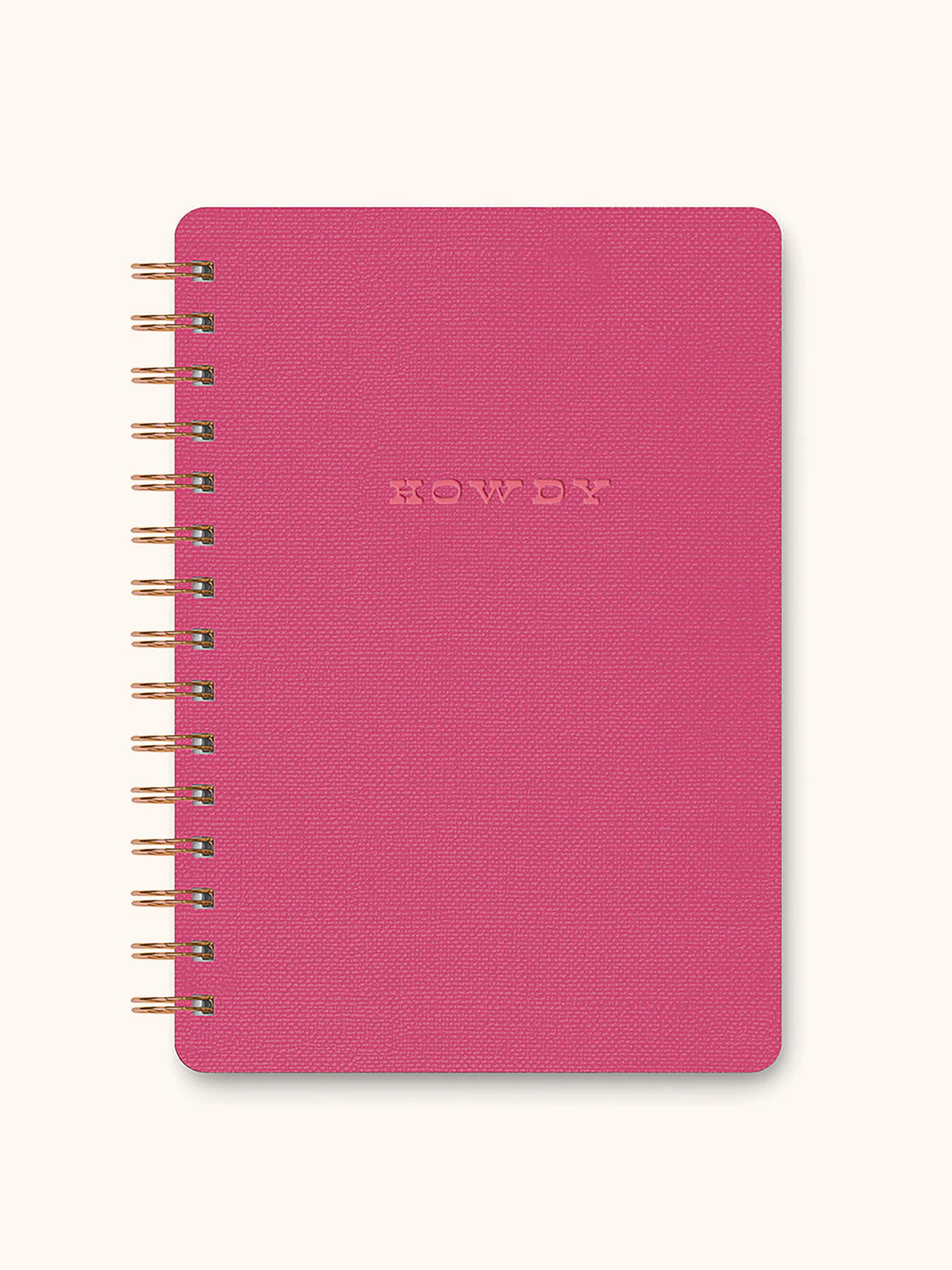 Howdy (Pink Punch) Agatha Notebook - Katherine Beck