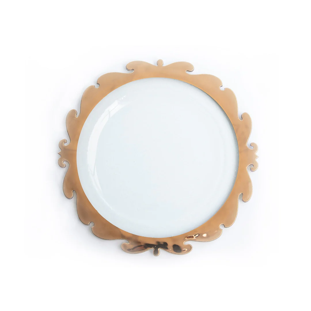 Rococo Round Buffet Plate - Katherine Beck