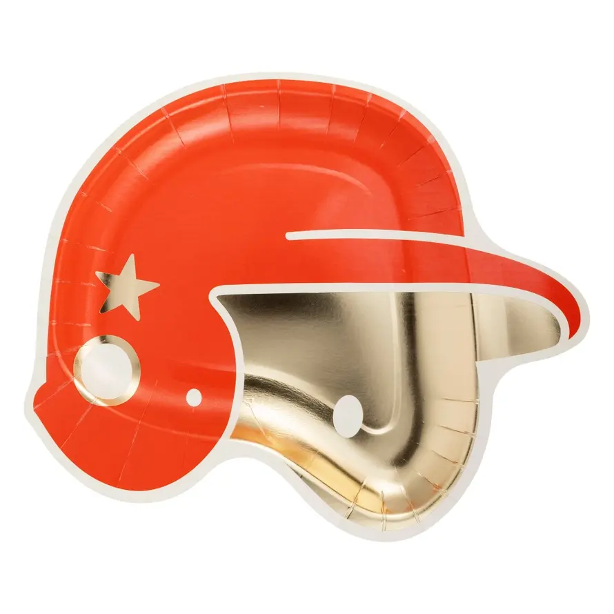Helmet Shaped Paper Plate - Katherine Beck