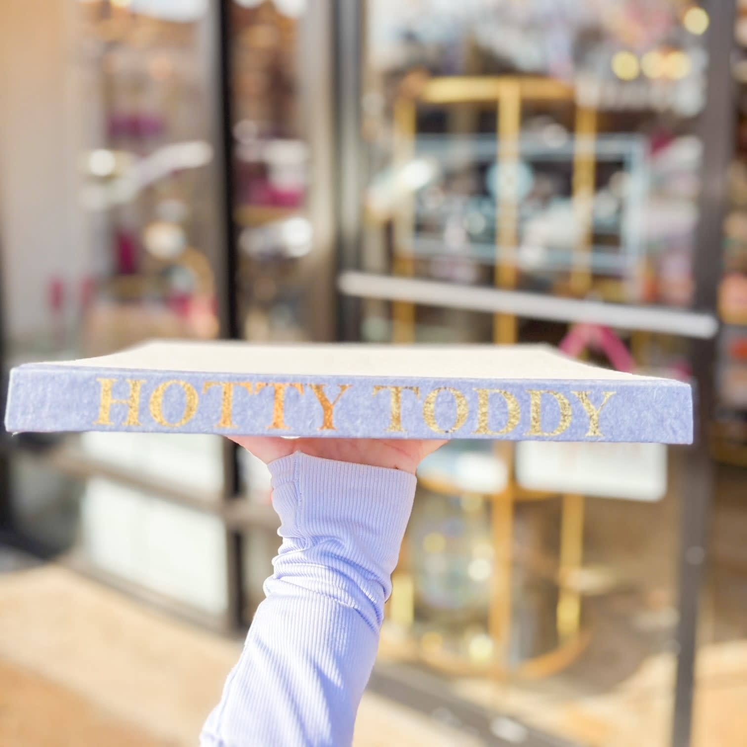 Hotty Toddy Decorative Book - Blue - Katherine Beck