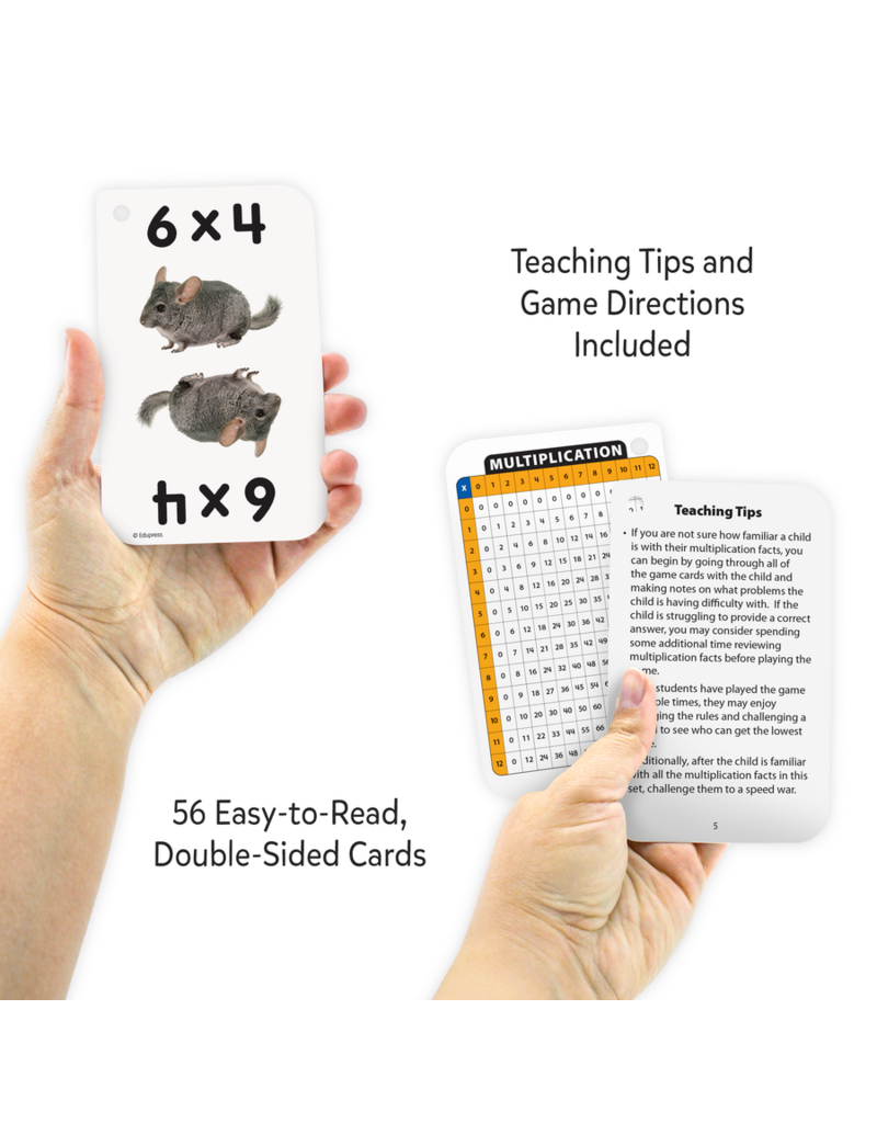 Math War Multiplication Flash Cards - BrainyZoo Toys