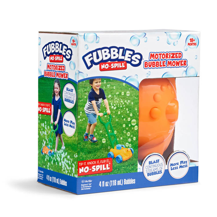 Fubbles No Spill Motorized Bubble Mower - BrainyZoo Toys