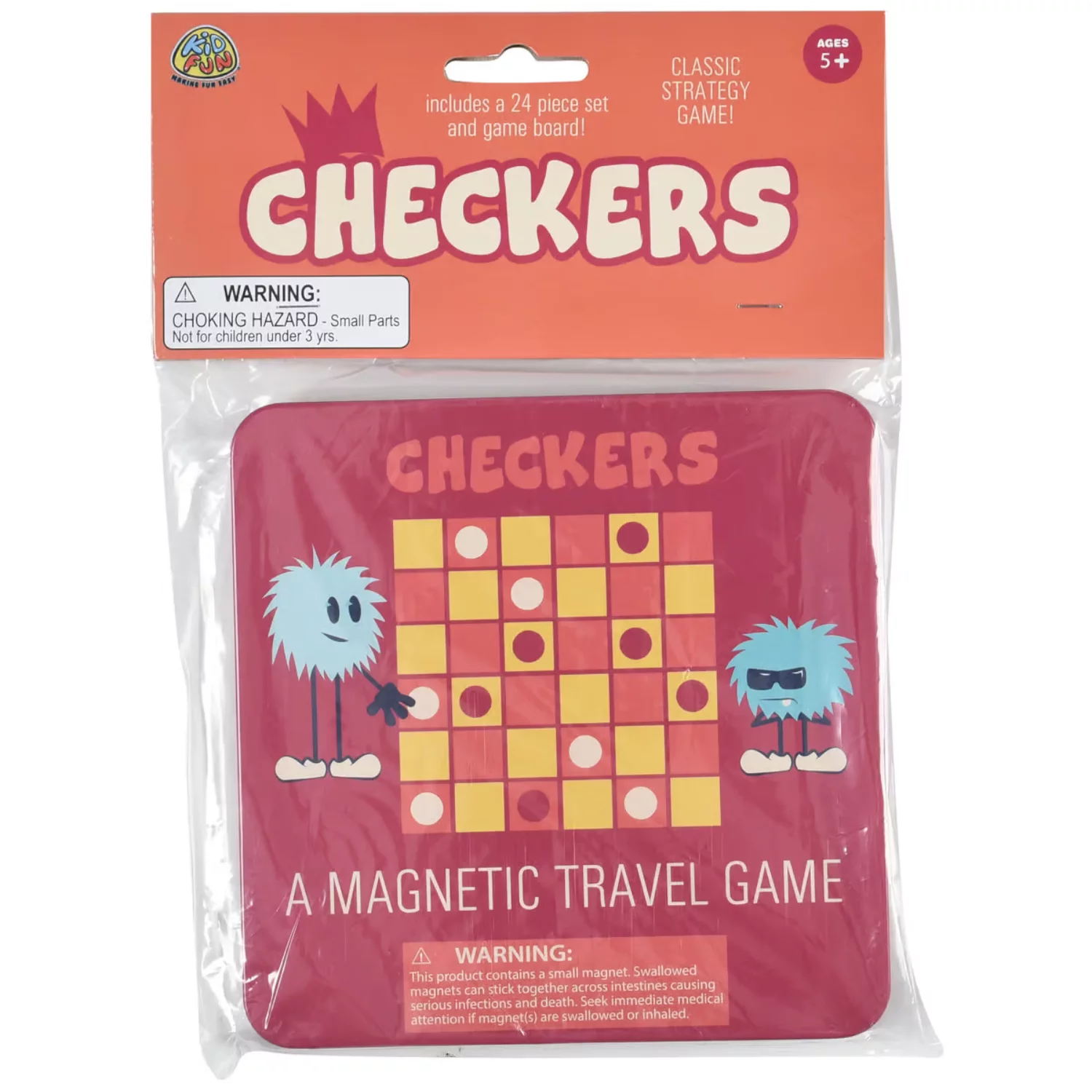 Magnetic Checkers (UST) - BrainyZoo Toys
