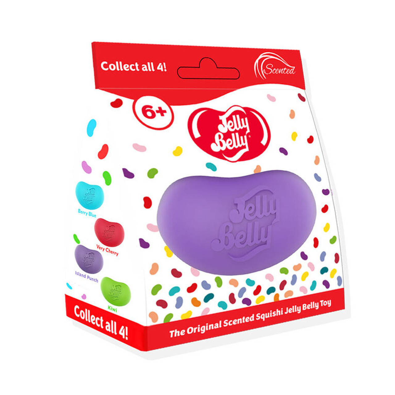 Jelly Belly 4" Scented Squishy Bean - BrainyZoo Toys