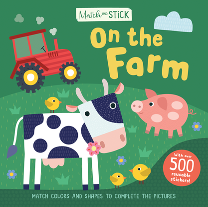 On the Farm Match and Stick - BrainyZoo Toys
