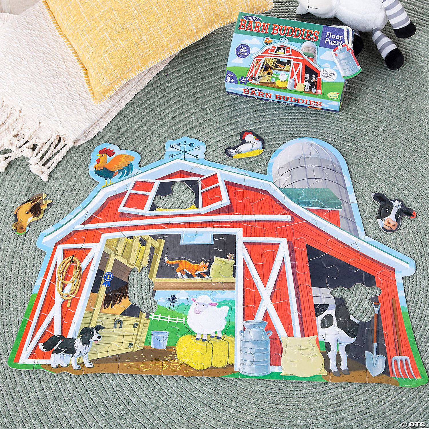 Barn Buddies Floor Puzzle - BrainyZoo Toys