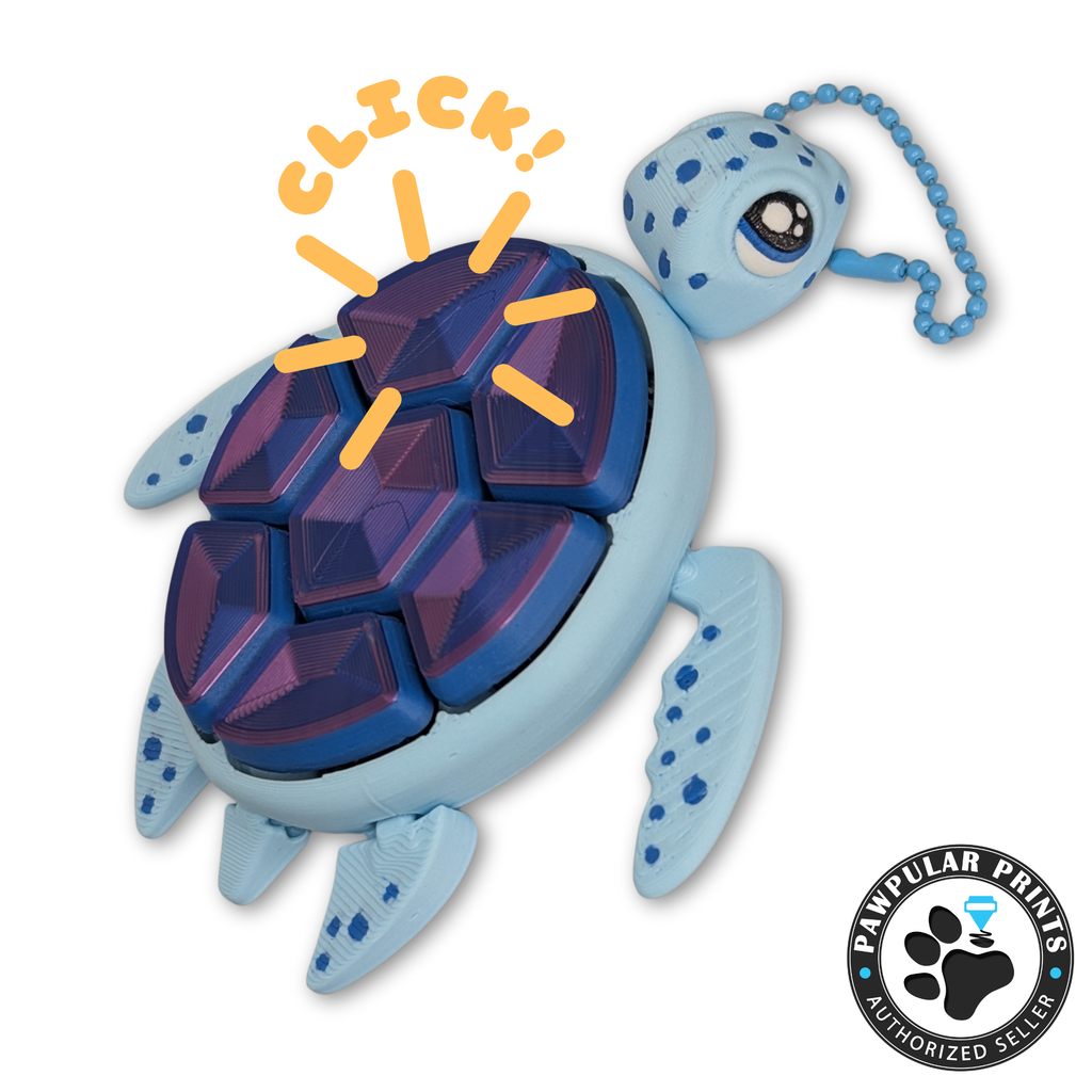 Turtle Fidget Clicker - BrainyZoo Toys