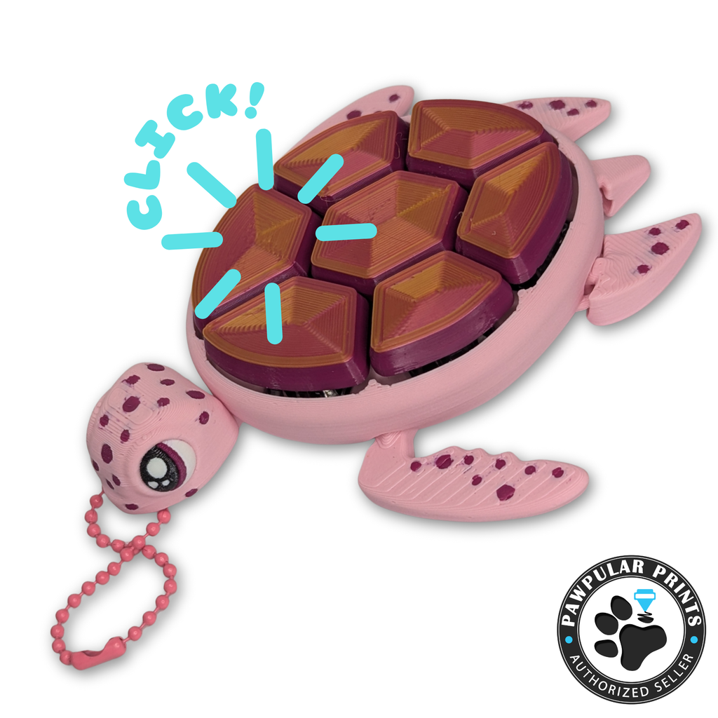 Turtle Fidget Clicker - BrainyZoo Toys