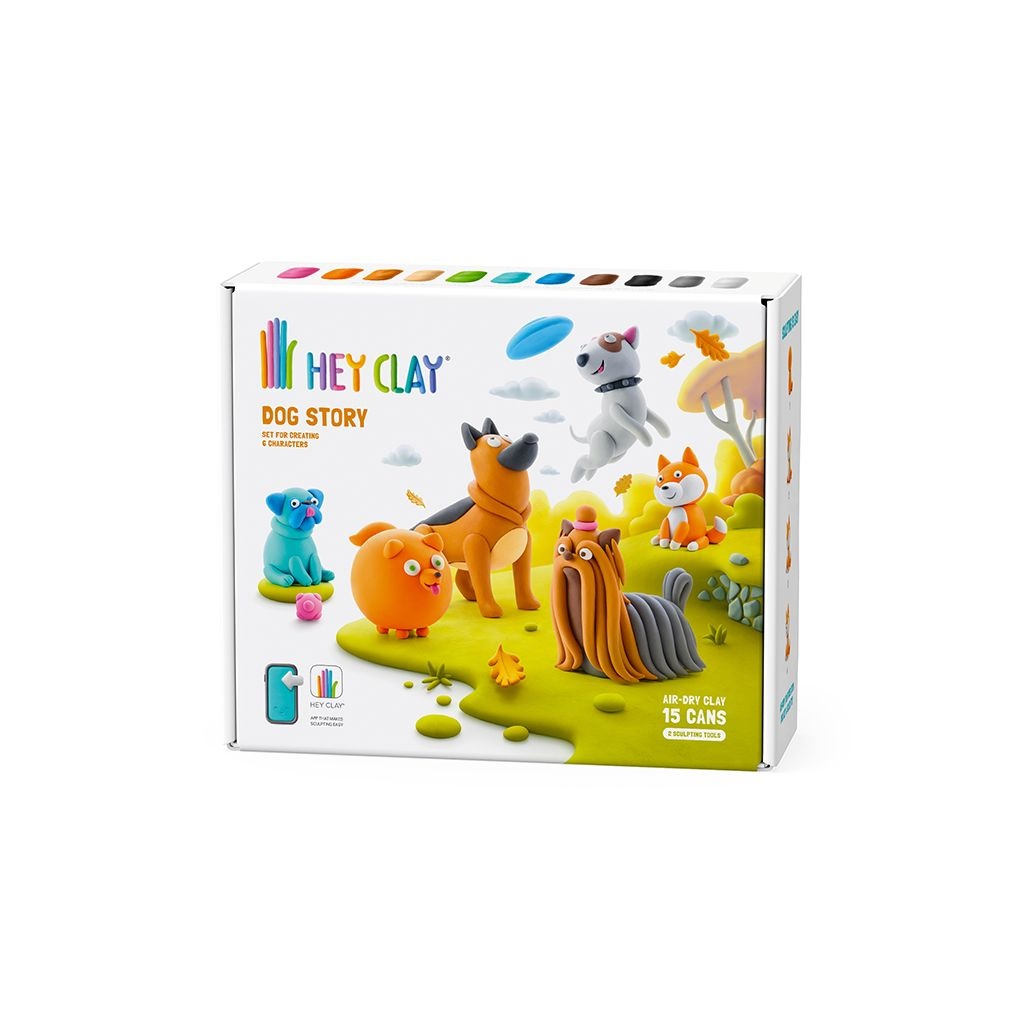 Hey Clay Dog Story - BrainyZoo Toys