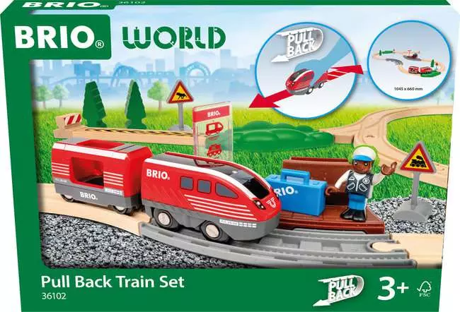 Brio Pull Back Train - BrainyZoo Toys
