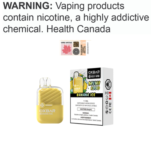 Rocky Vapor Oxbar Mini 1200 [ET] - Nimbus 9 (The Vape Shop) Abbotsford ...
