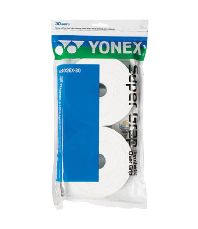 Yonex Super Grap White 30-Pack Overgrip - Of Courts
