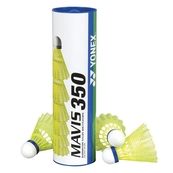 Yonex Mavis 350, Yellow Medium Speed (blue Cap) - Of Courts
