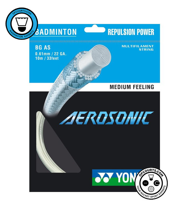 Yonex Aerosonic Badminton String White - Of Courts