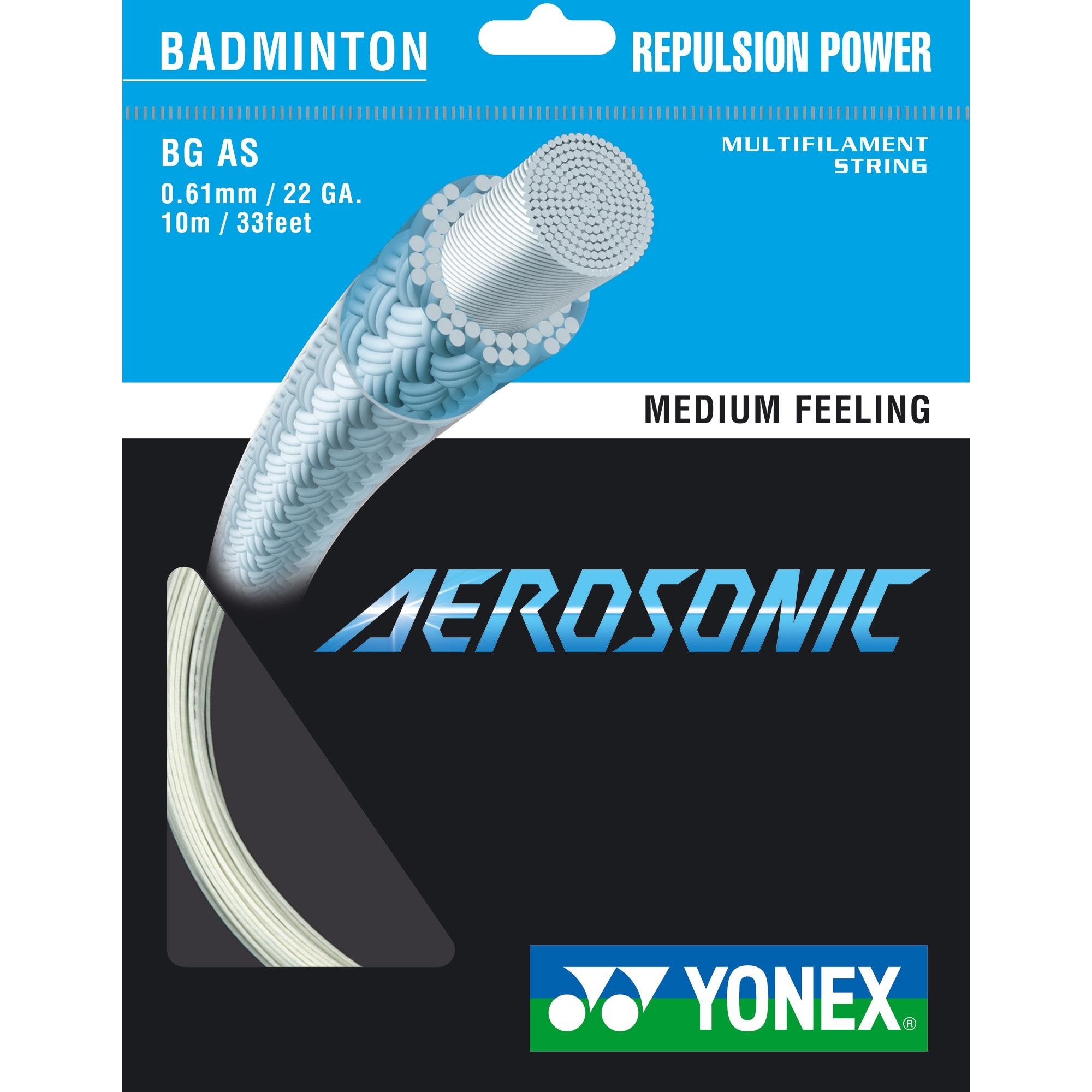 Yonex Aerosonic Badminton String White - Of Courts