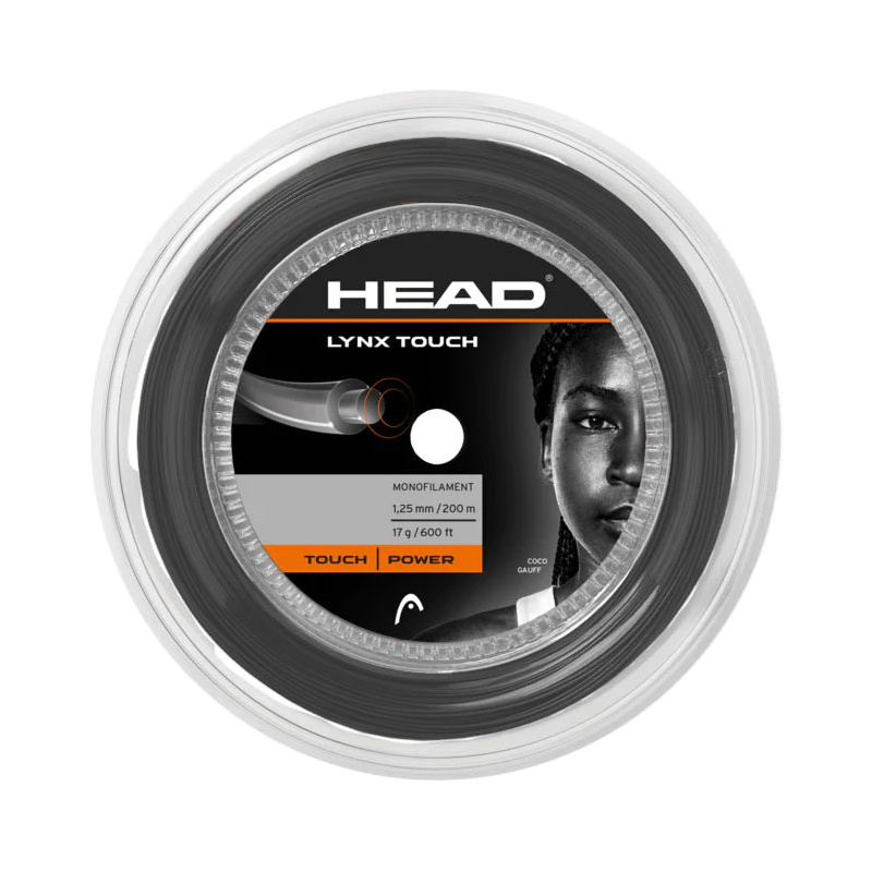 Head Lynx Touch 17 Tennis String Reel - grey - Of Courts