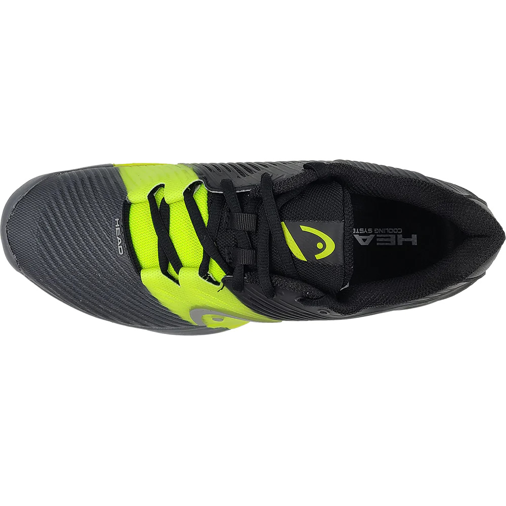 Head Revolt Pro 4.0 Men's Tennis Shoe - Black/Yellow - Of Courts
