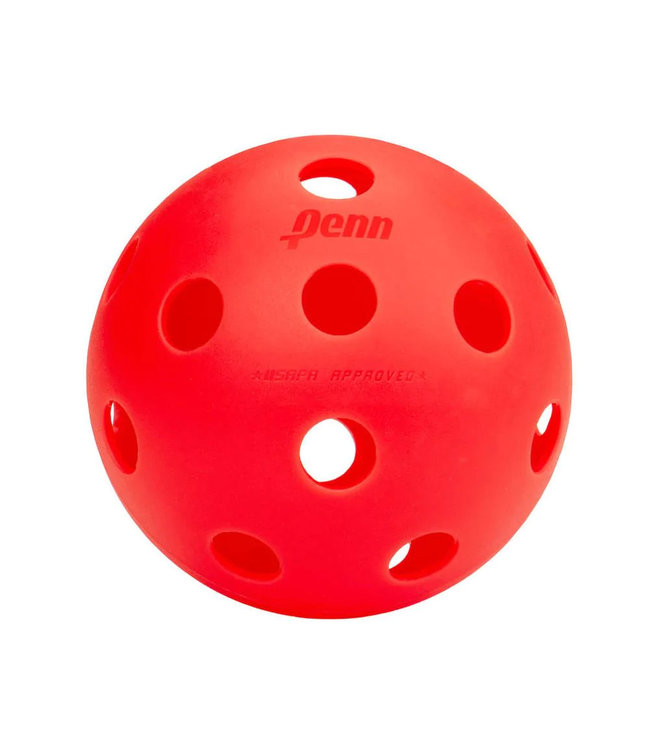 Penn 26 Indoor Pickleball 3 Pack - Red - Of Courts