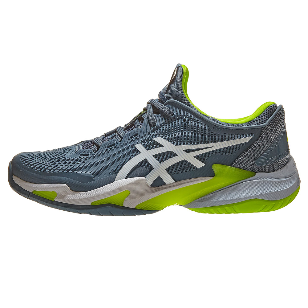 Asics Court FF 3 Men's Tennis Shoe - Steel Blue/White - Of Courts