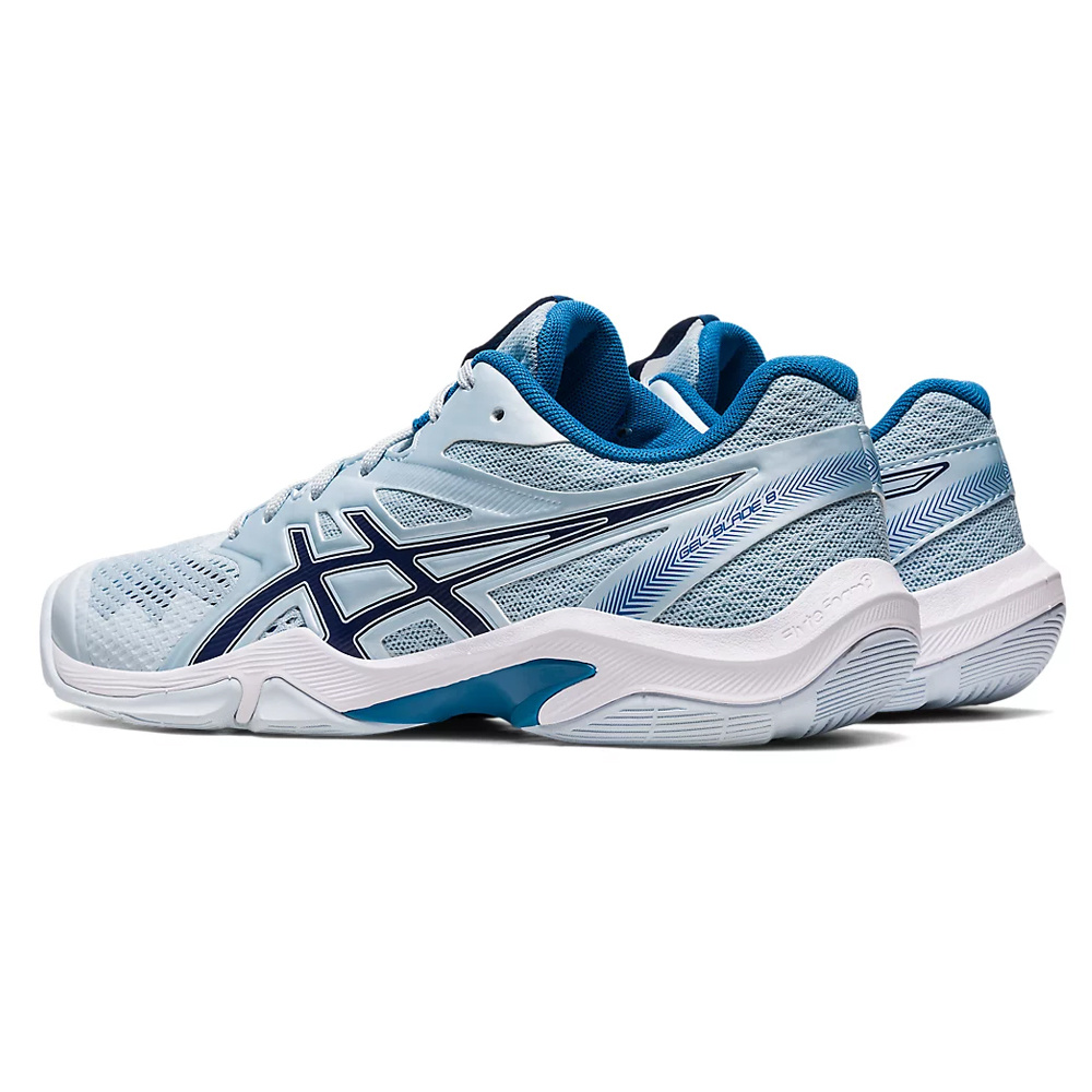 Asics Gel Blade 8 Women's Indoor Shoe - Sky/Indigo Blue - Of Courts