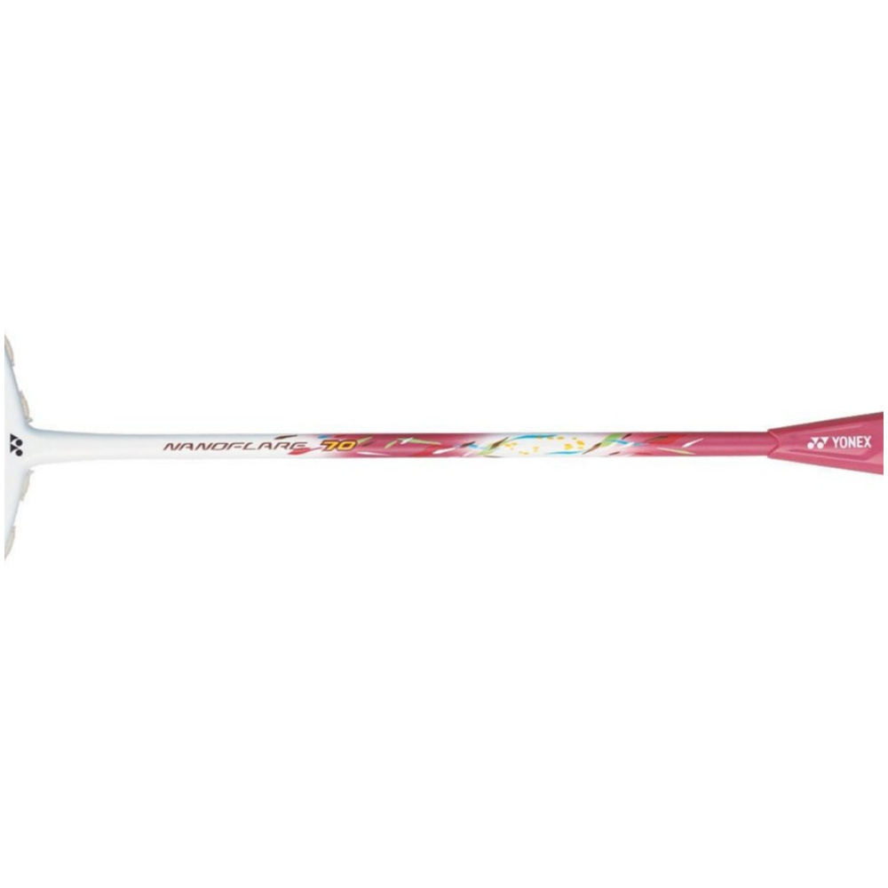 Yonex Nanoflare 70 Unstrung Badminton Racket - Coral Pink 4U/G5 - Of Courts
